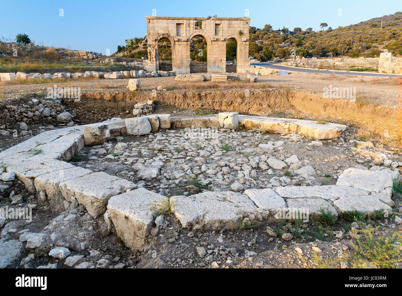 Octagonal stone structure hi-res stock photography and images - Alamy