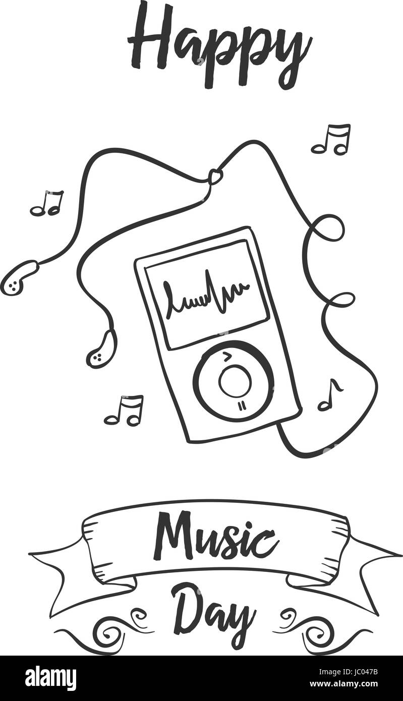 Happy music day collection style vector art Stock Vector Image & Art ...