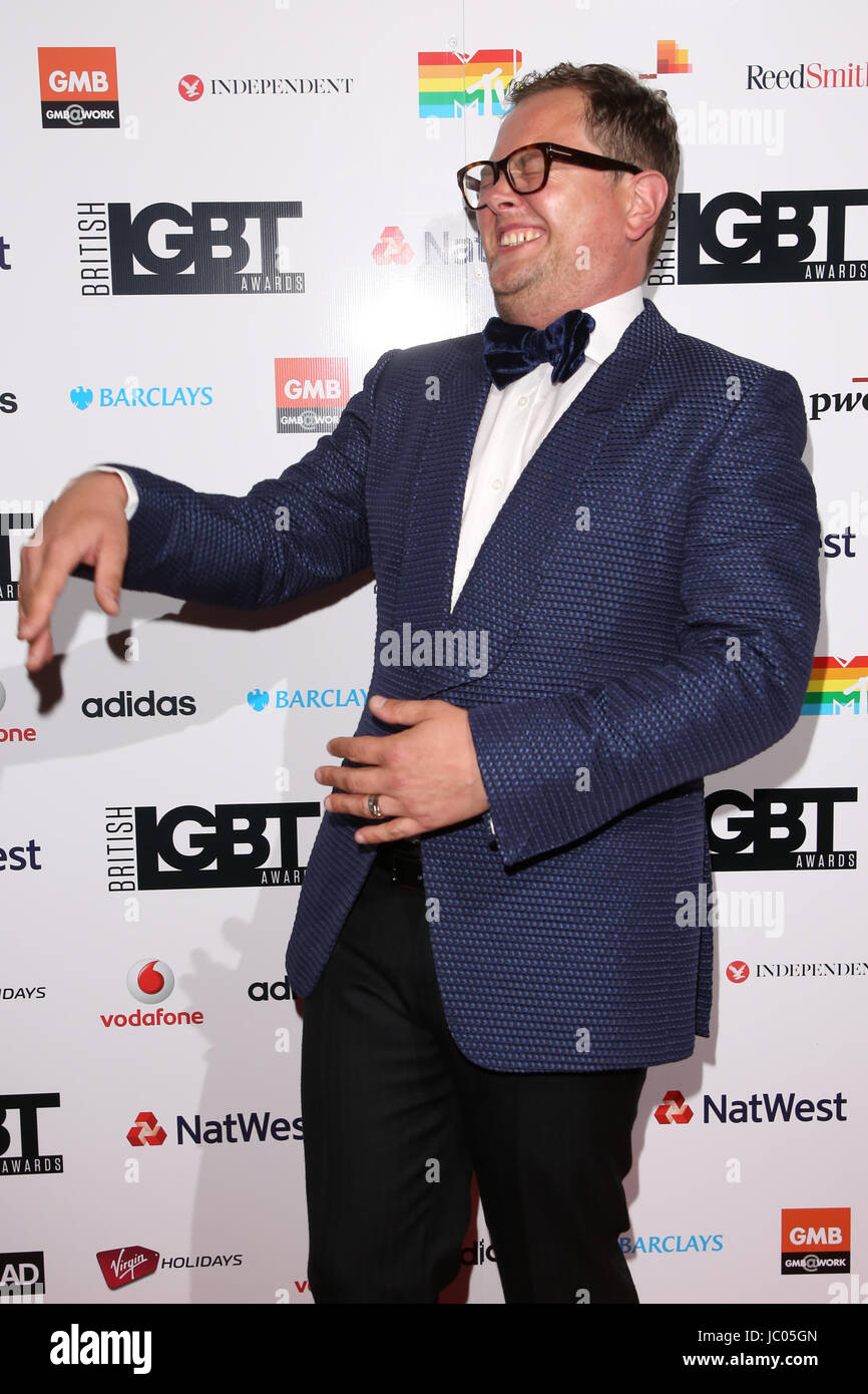 British LGBT Awards 2017 - Arrivals Featuring: Alan Carr Where: London ...