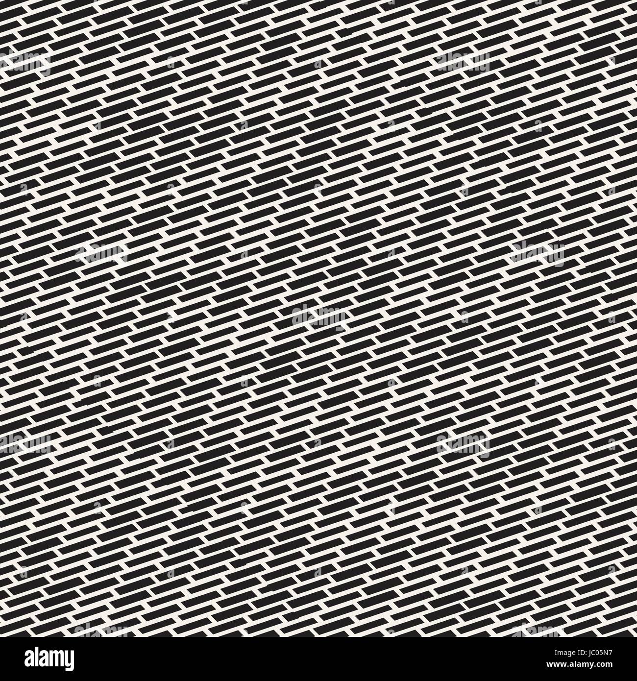 Black and White Irregular Dashed Lines Pattern. Modern Abstract Vector ...