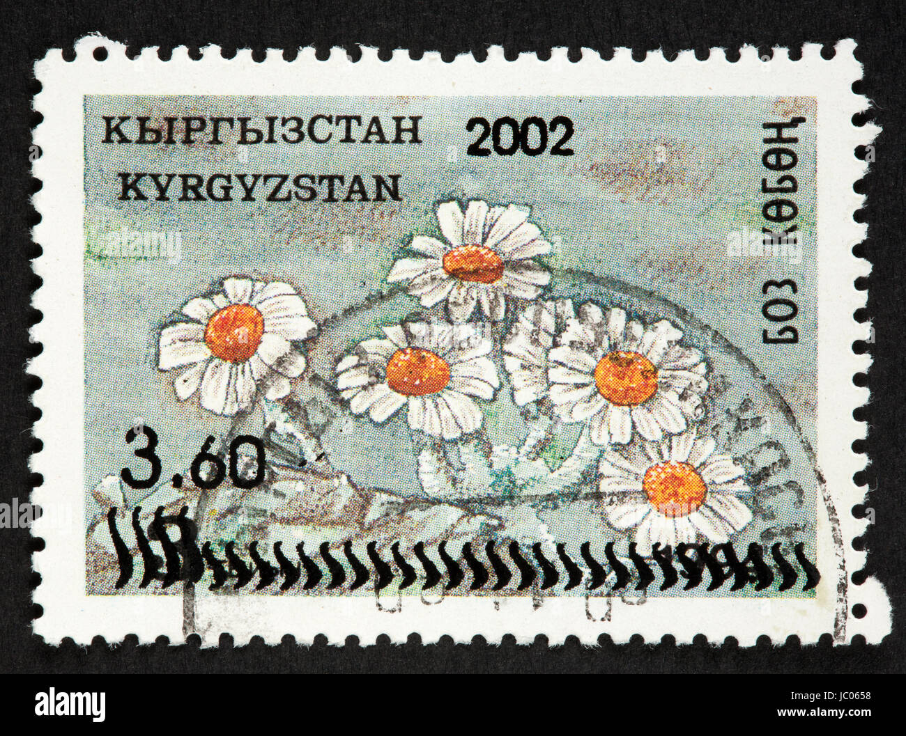 Kyrgyz postage stamp Stock Photo - Alamy