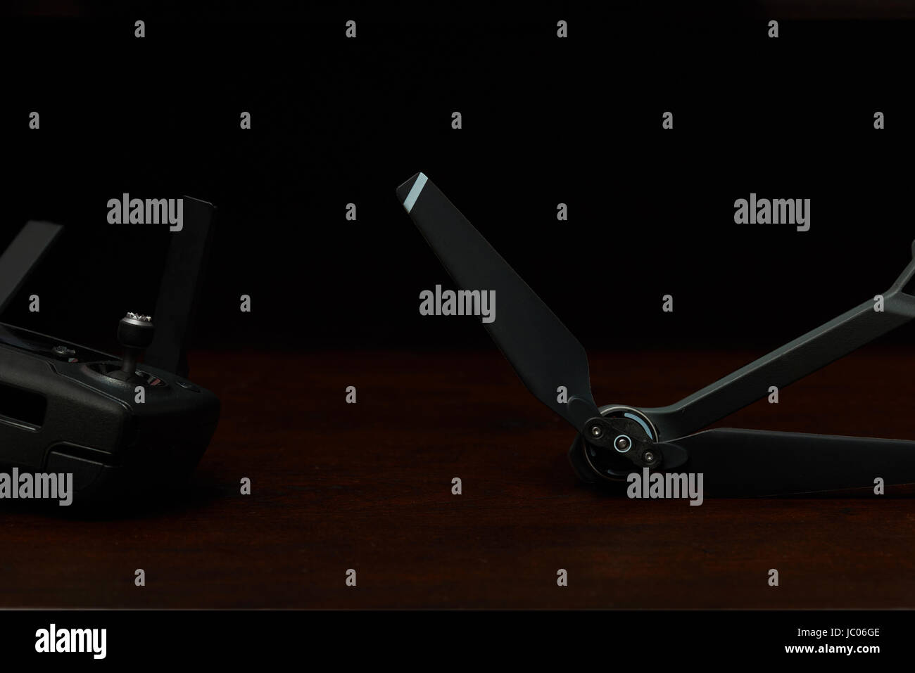 Uav drone concept of propellers and remote controller Stock Photo - Alamy