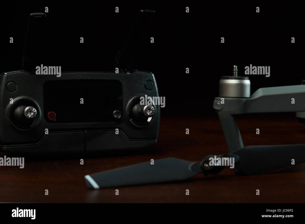 Uav drone hobby concept. Close-up of quadcopter remote controller Stock ...