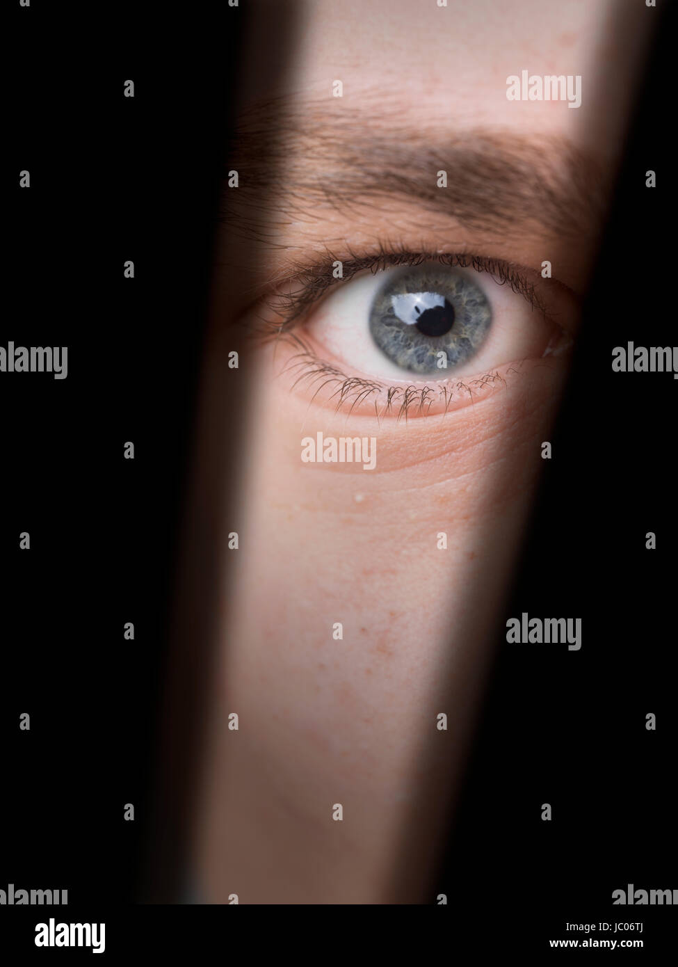 fear is in the eyes Stock Photo - Alamy