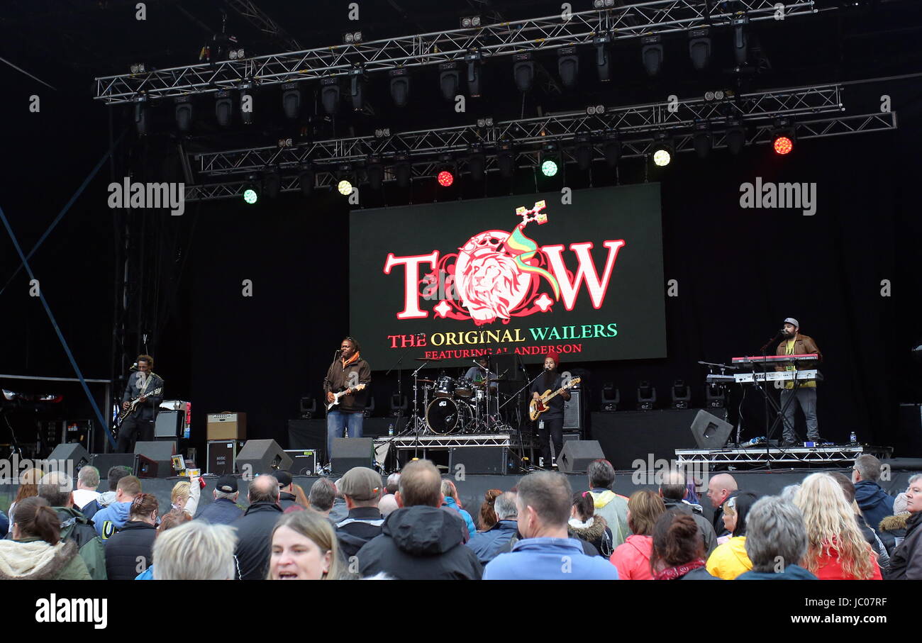 Llanelli, Wales, UK. Saturday 10 June 2017 The Original Wailers ...