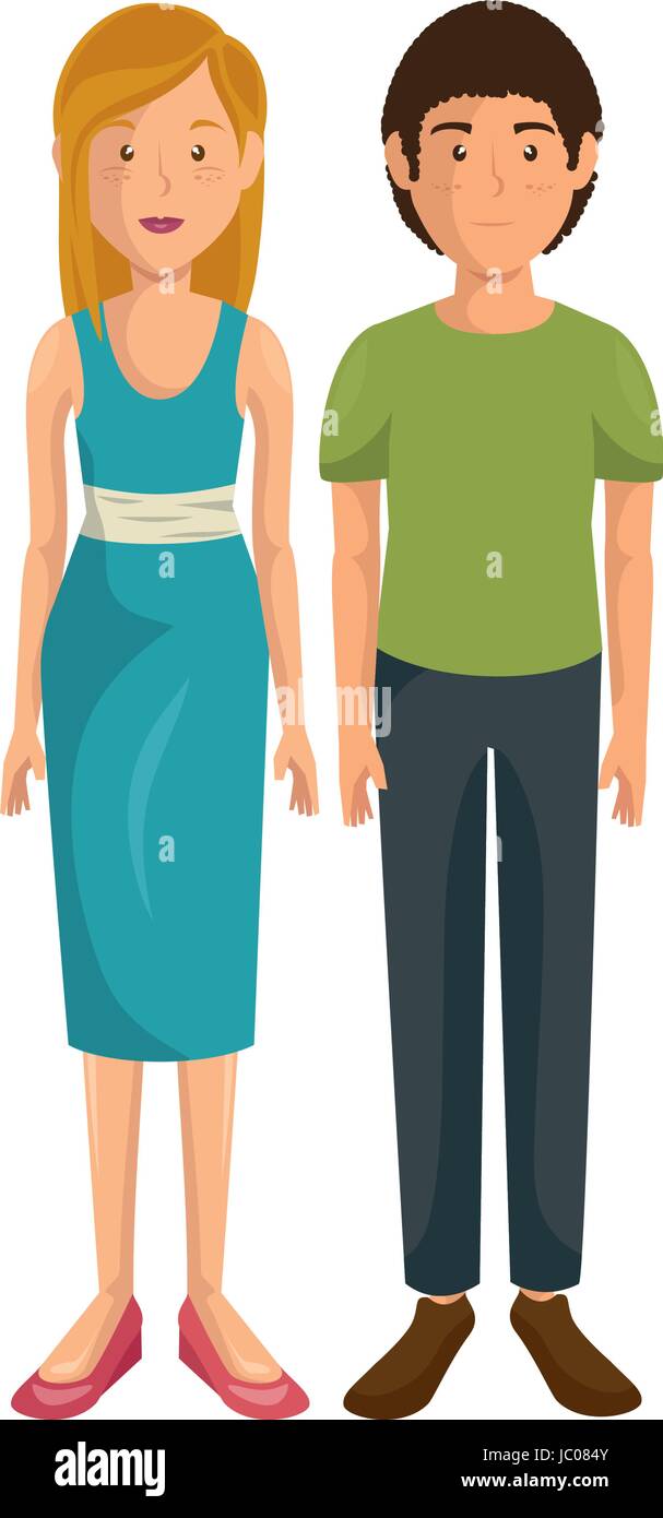 cartoon couple icon Stock Vector Image & Art - Alamy