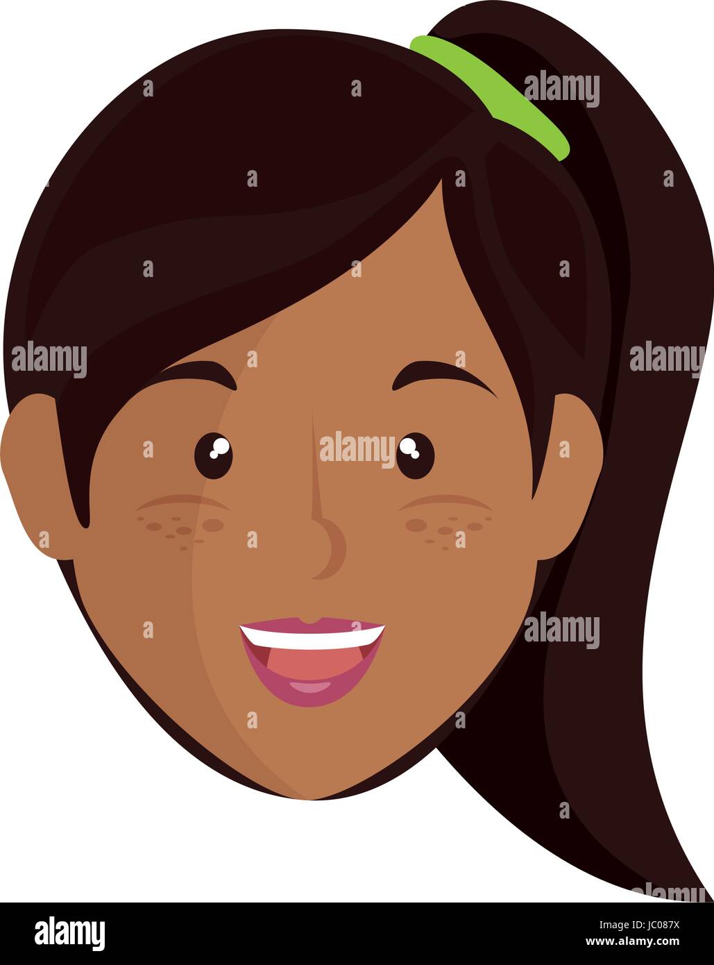 cartoon girl icon Stock Vector Image & Art - Alamy