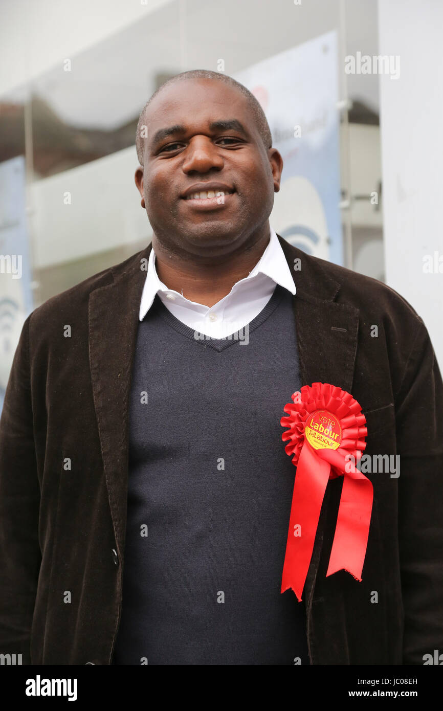 Labour candidate David Lammy MP for Tottenham campaigning with Labour ...