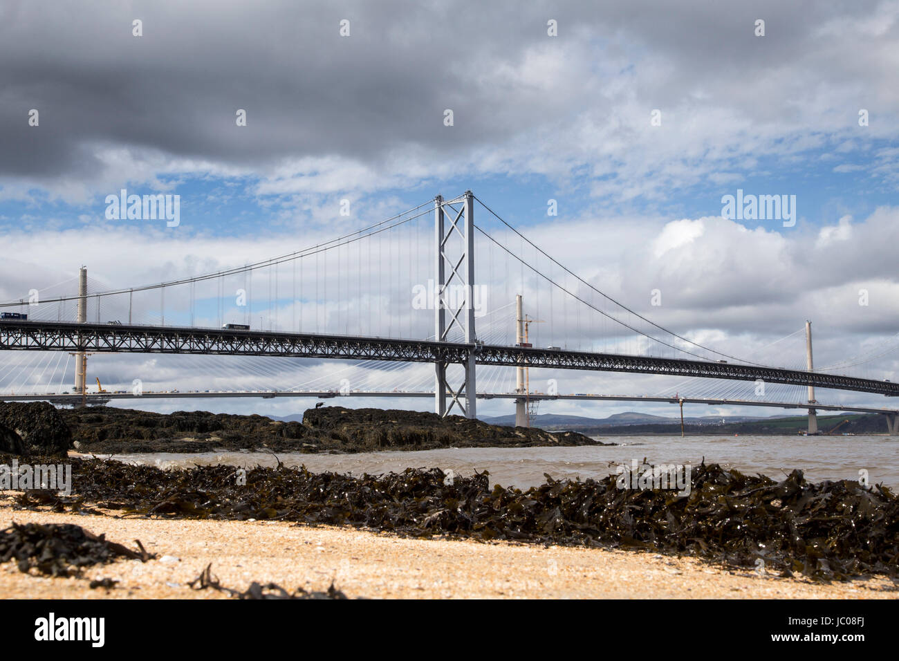 Queensferry crossing bridge hi-res stock photography and images - Alamy