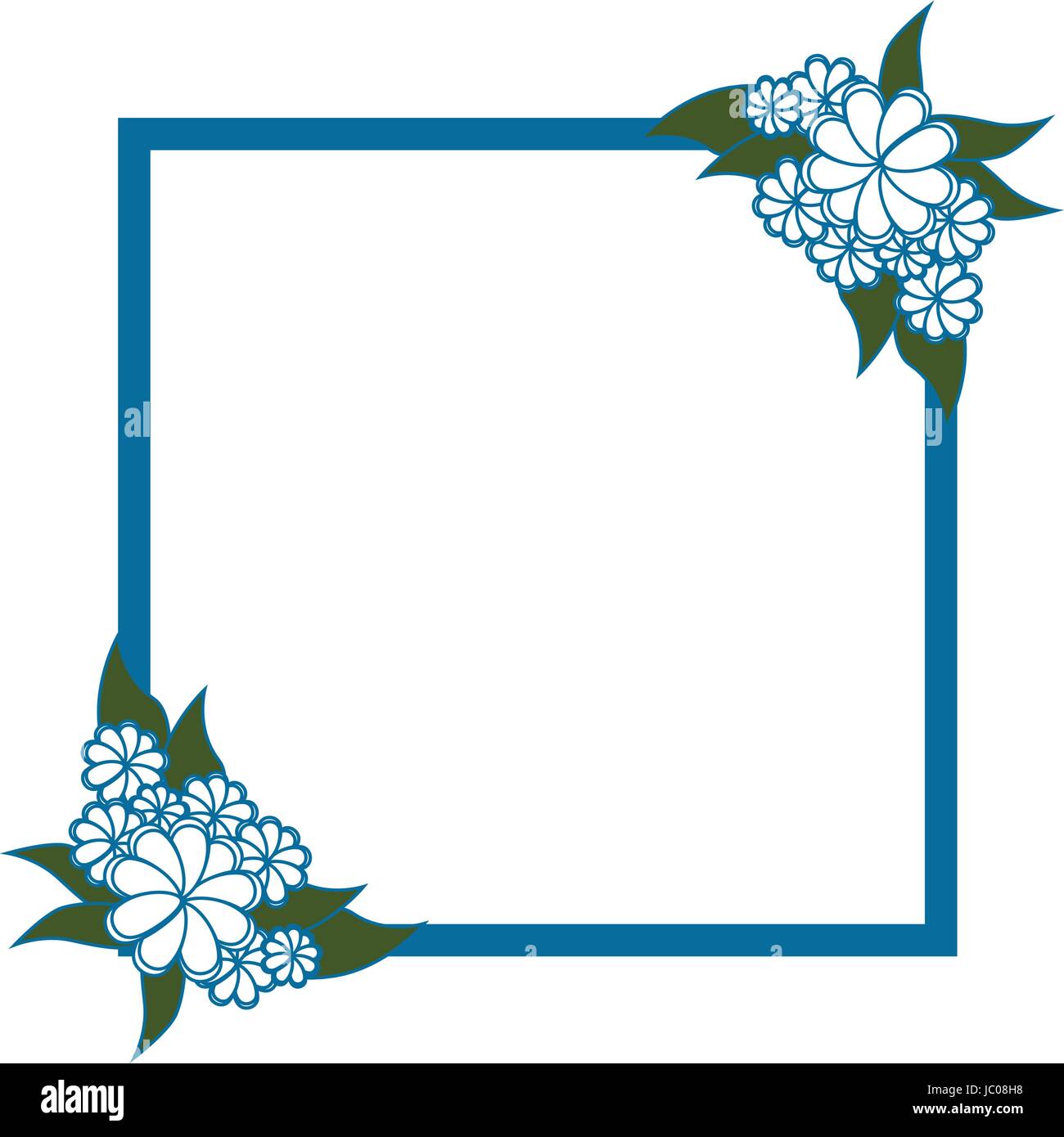 Neon square frame border Cut Out Stock Images & Pictures - Alamy