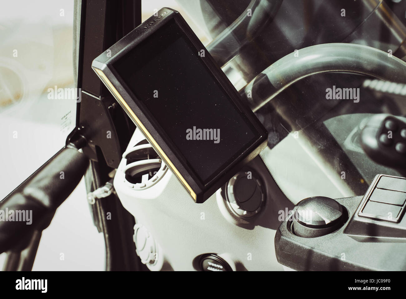 Excavator cab interior hi-res stock photography and images - Alamy
