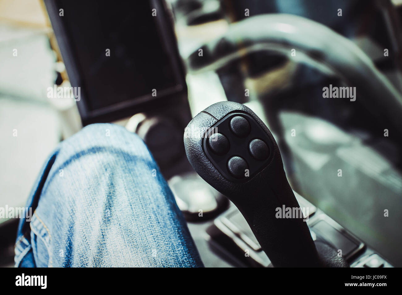Excavator cab interior hi-res stock photography and images - Alamy