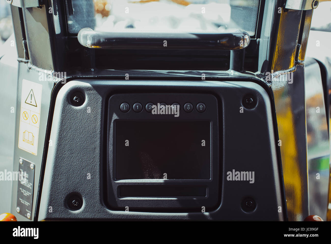 Excavator cab interior hi-res stock photography and images - Alamy