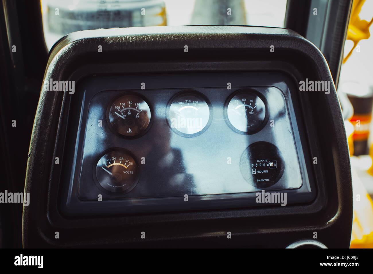 Excavator cab interior hi-res stock photography and images - Alamy