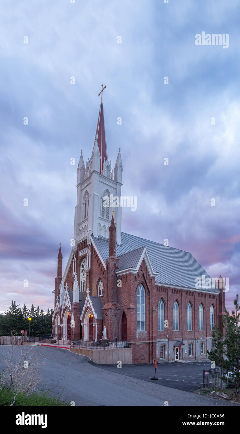 St Mary's in the Mountains Catholic Church in the historic mining town ...
