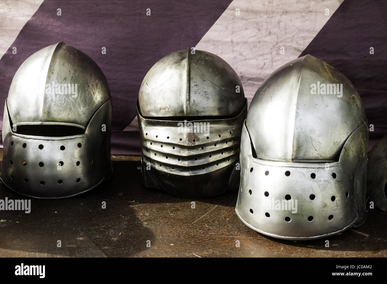 Ancient medieval metal armor helmet, war and champion Stock Photo - Alamy