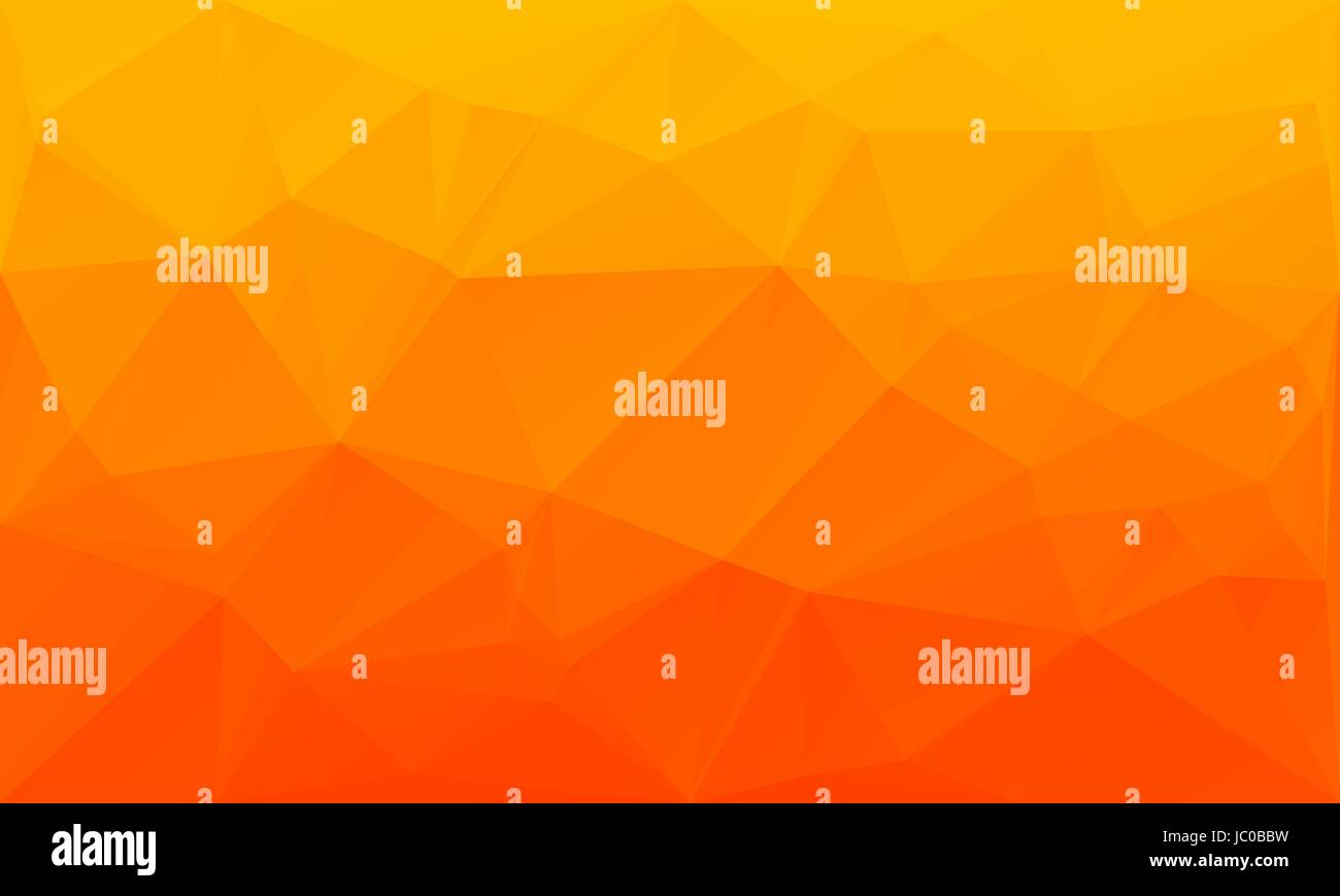 triangles abstract background - fiery orange - vector illustration ...