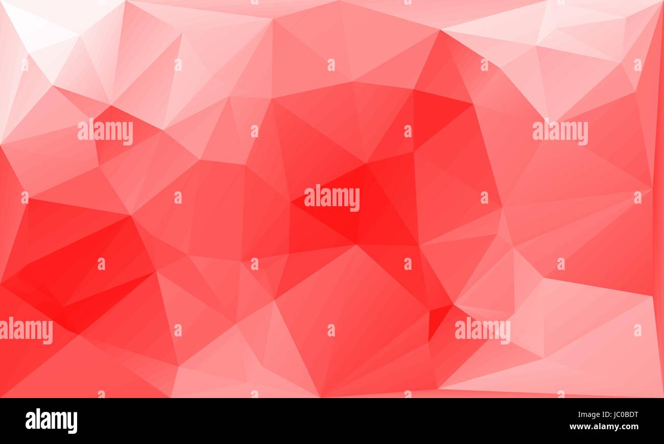 triangles abstract background - red white - vector illustration Stock ...
