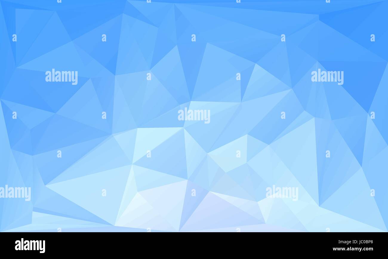 triangles abstract background - blue white - vector illustration Stock ...