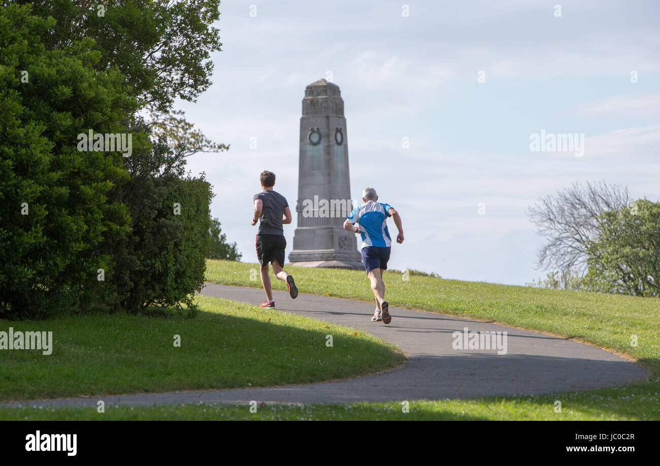 Runners participating in the Barrow Parkrun Stock Photo - Alamy