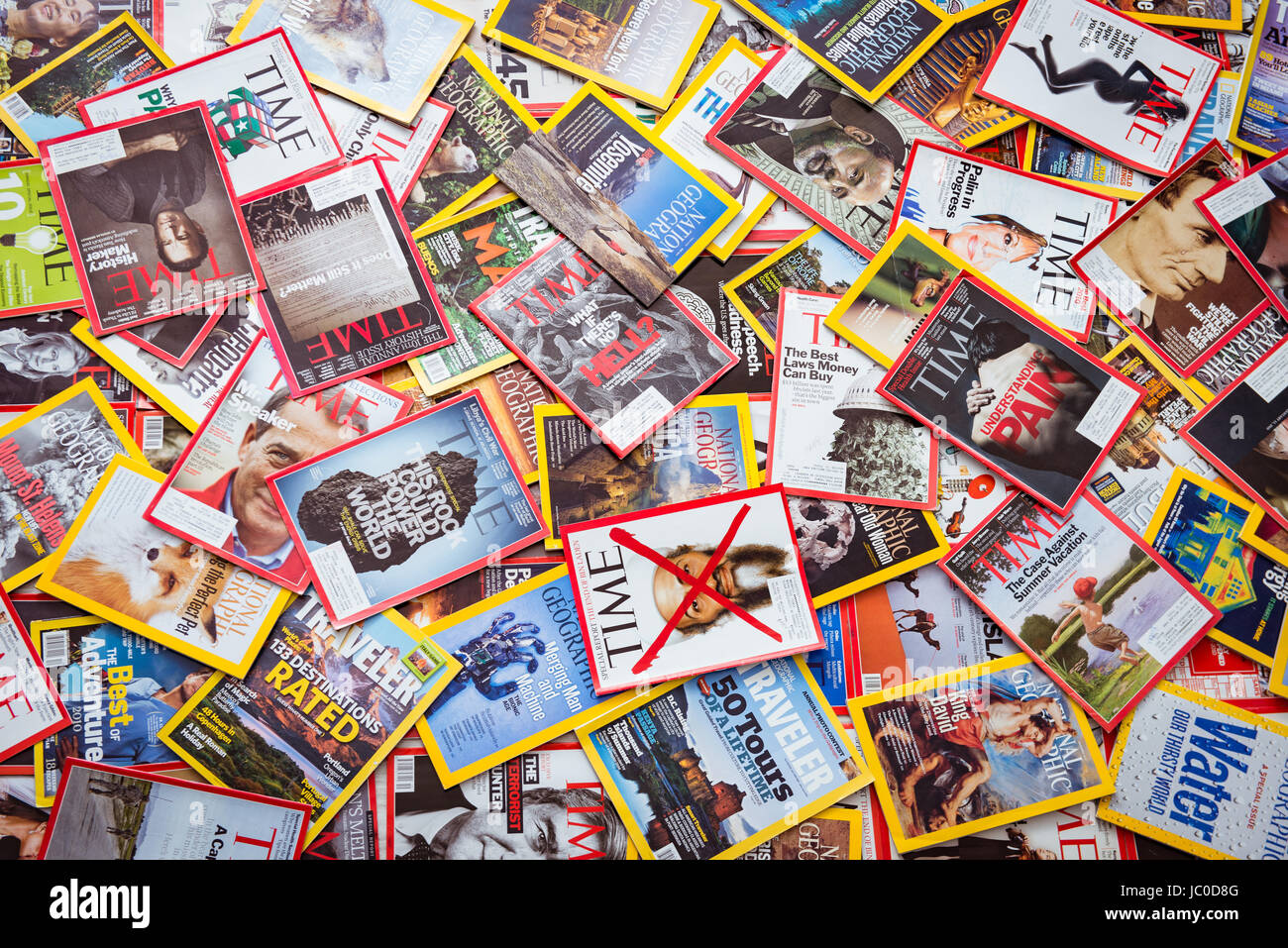 New York - MARCH 7, 2017: US magazines on March 7 in New York, USA ...
