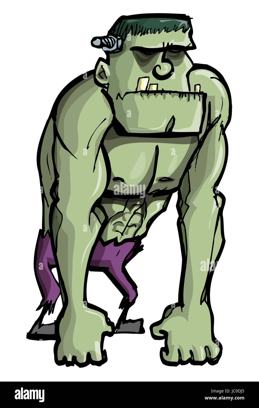 Frankenstein halloween clip art hi-res stock photography and images - Alamy