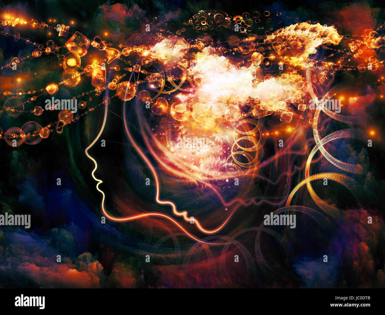 Geometry of the Soul series two. Interplay of human profile and ...