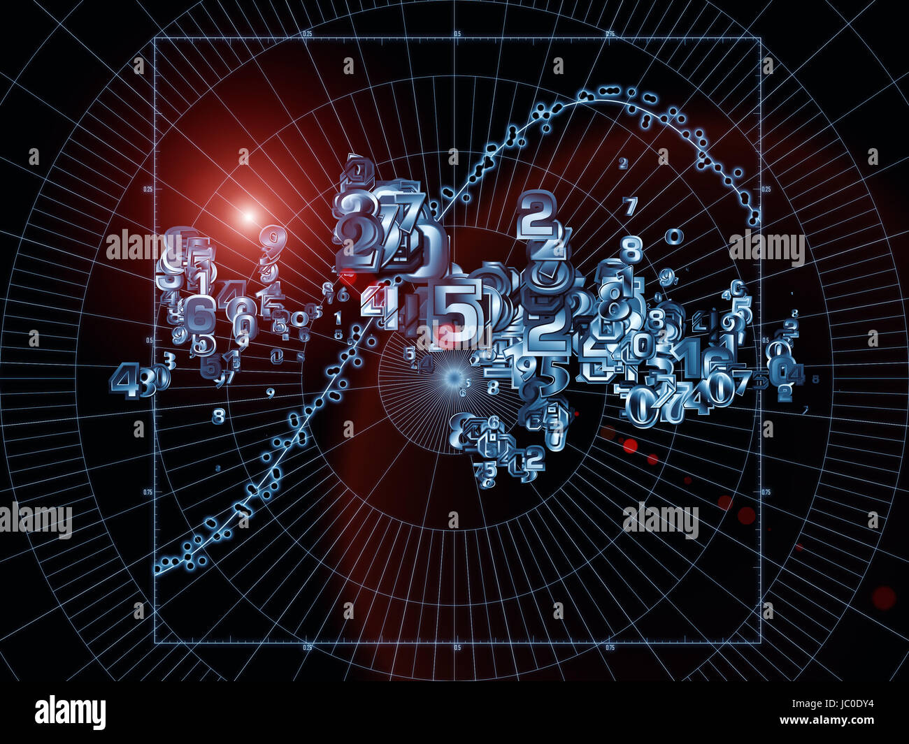 Strange Geometry series. Creative arrangement of line drawing, math and ...