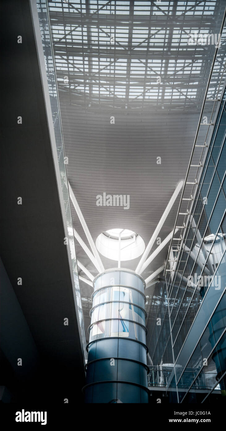 Architectural details of modern airport building Stock Photo - Alamy