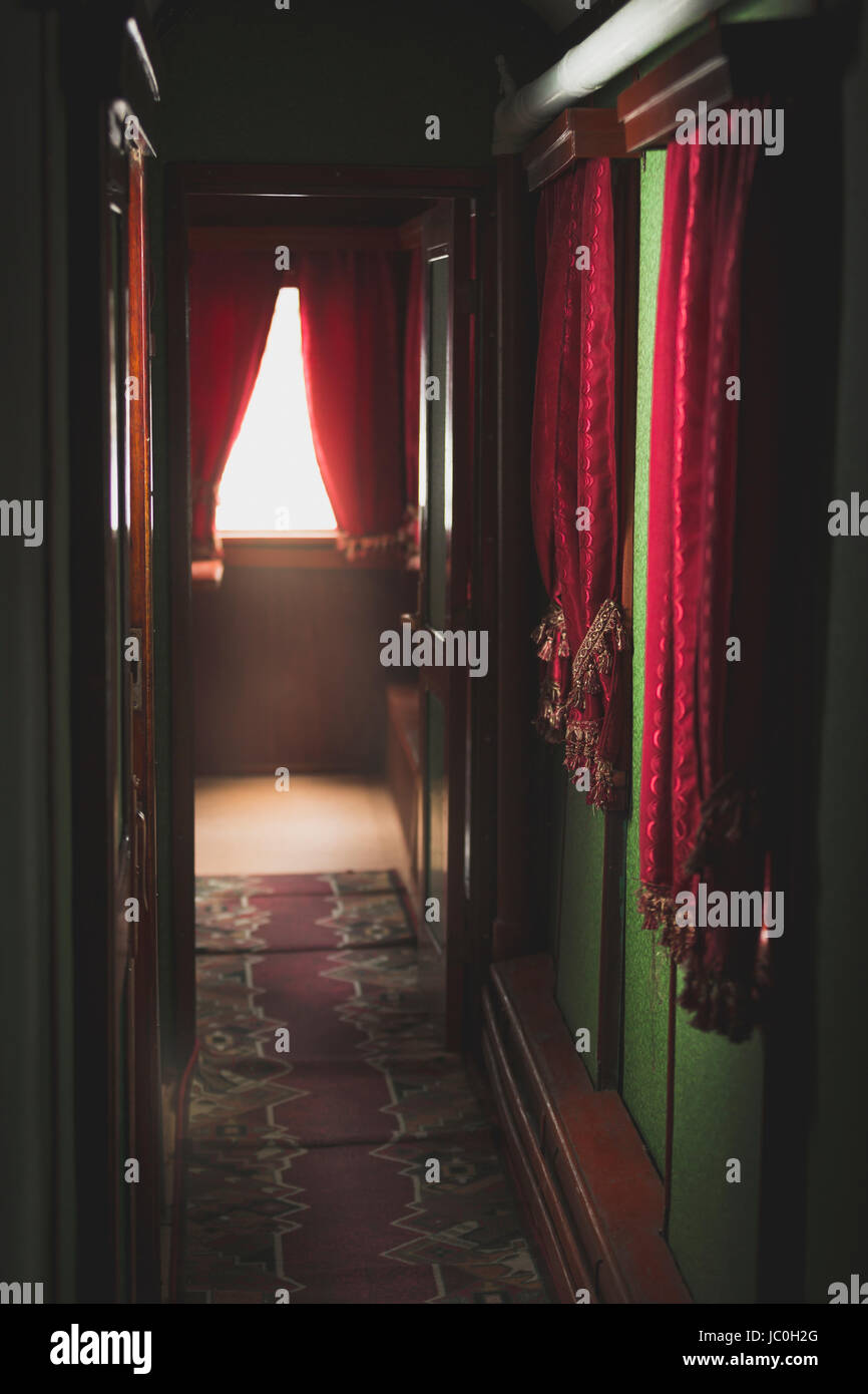 Long rail in corridor hi-res stock photography and images - Alamy