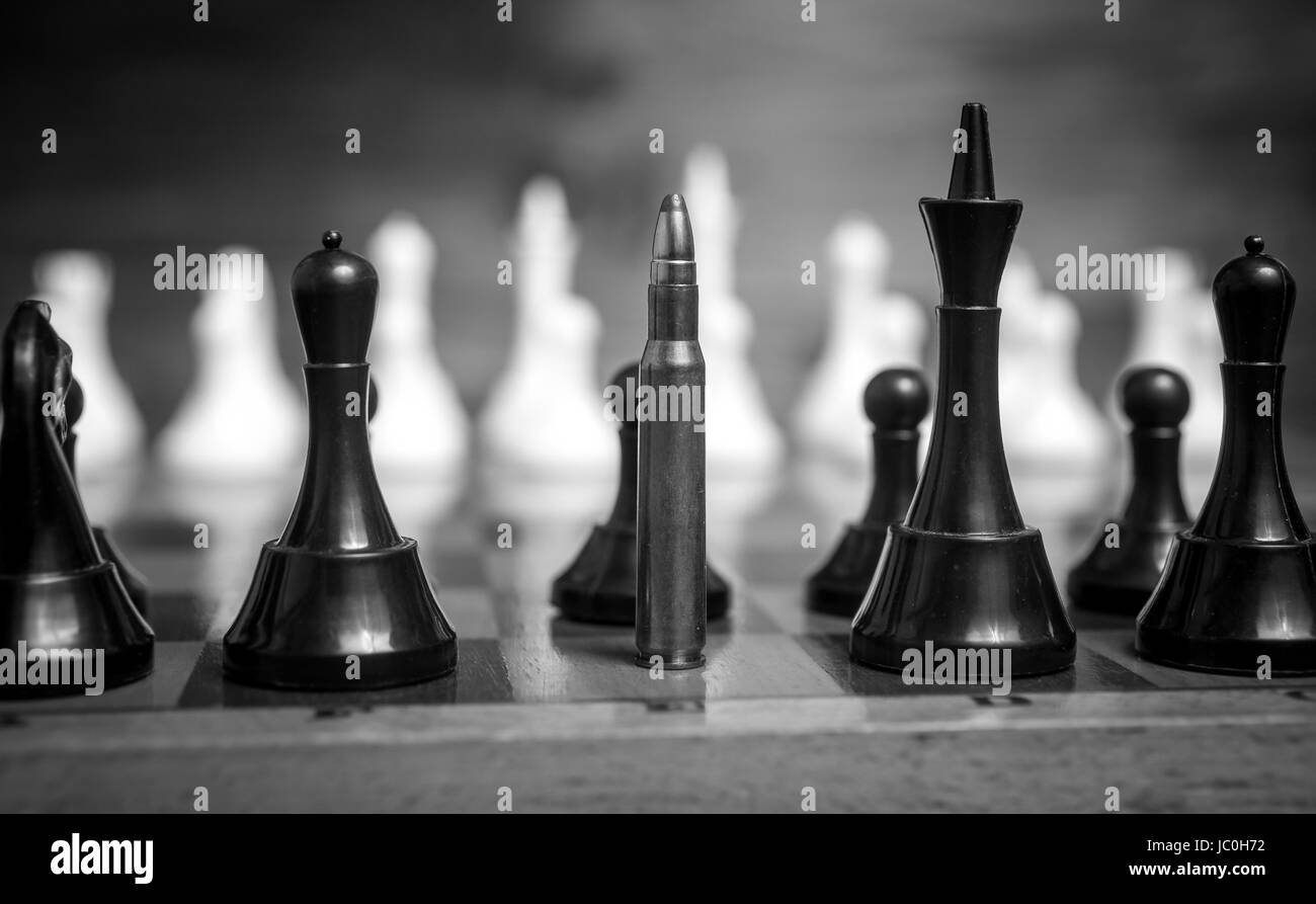 Bullet chess pieces hi-res stock photography and images - Alamy