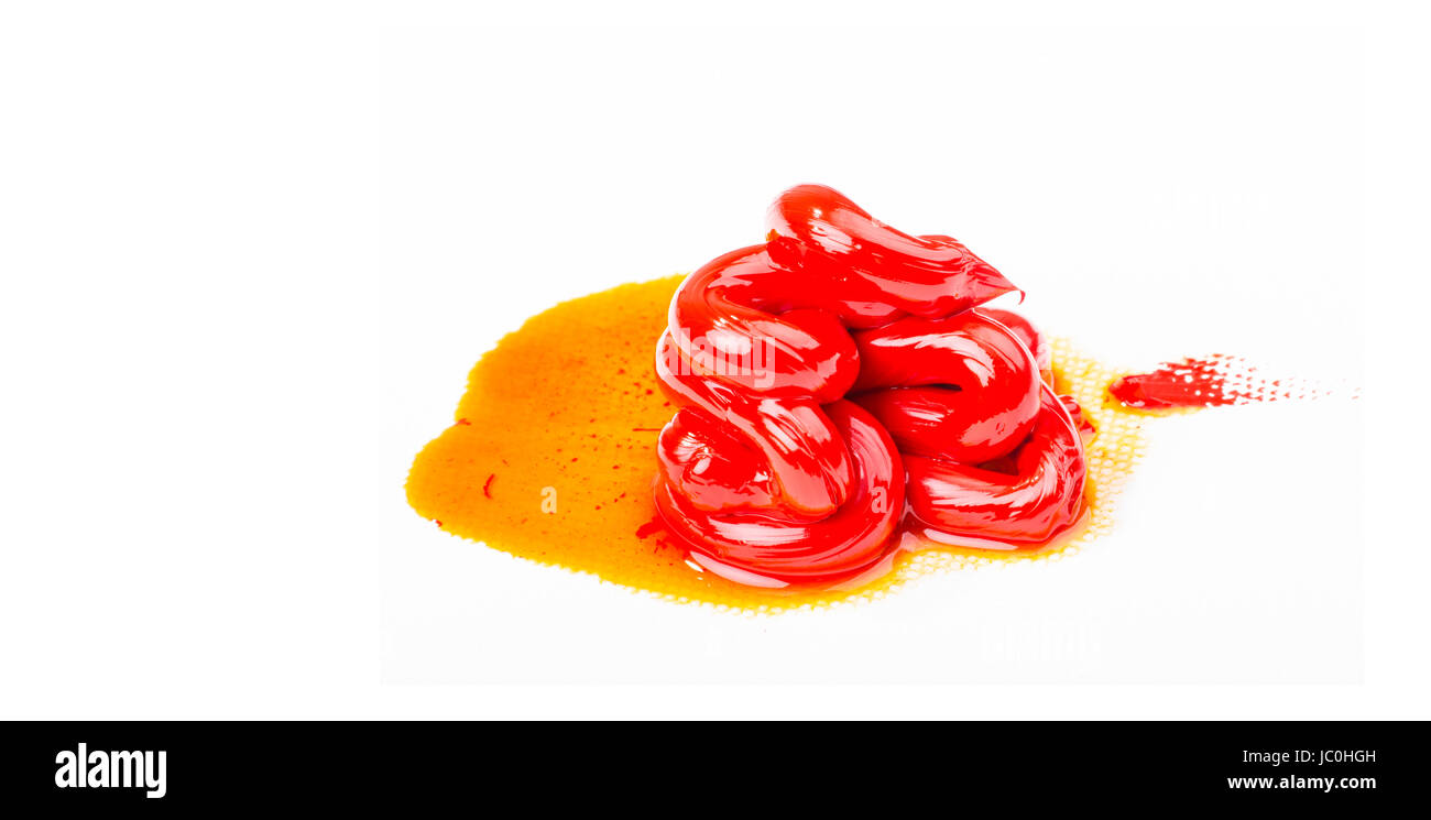 red oil color Stock Photo - Alamy