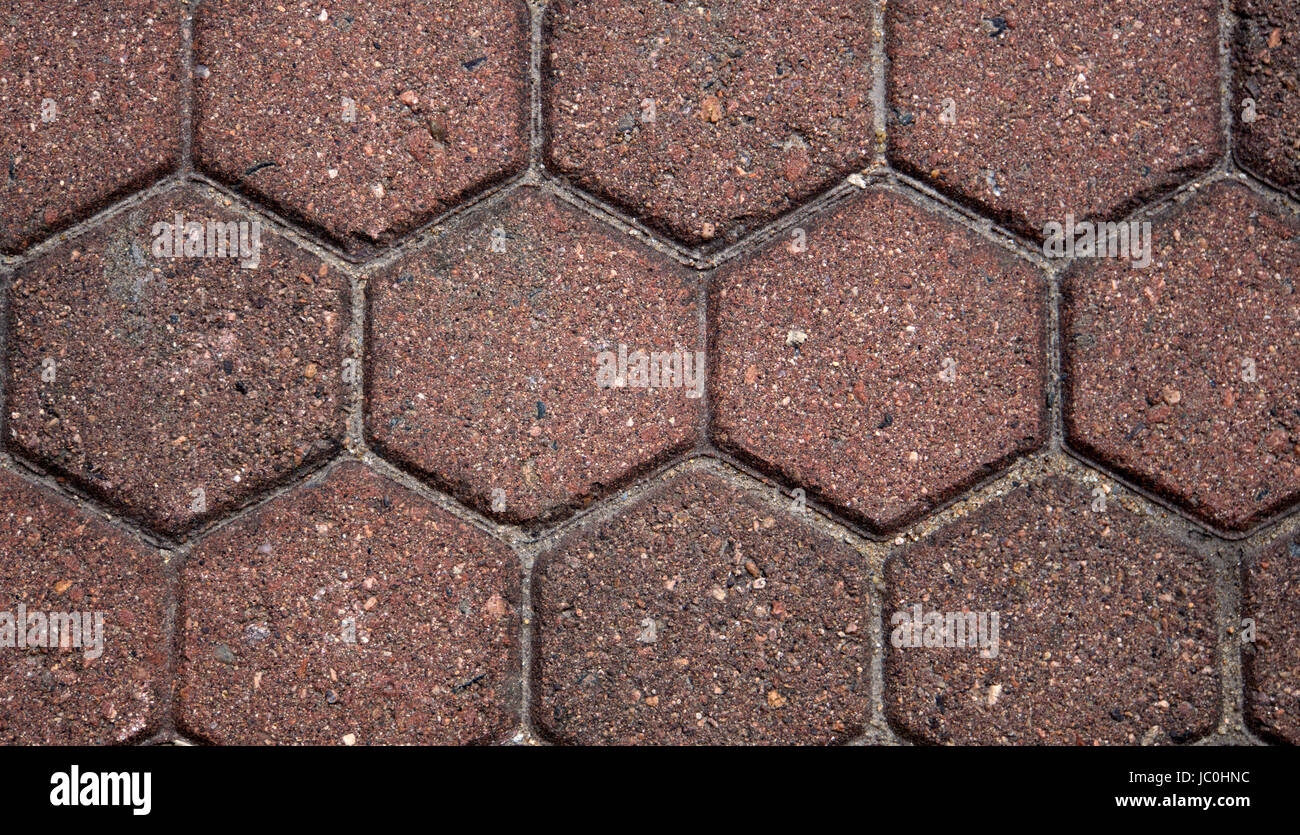 Red brick floor paving hi-res stock photography and images - Alamy