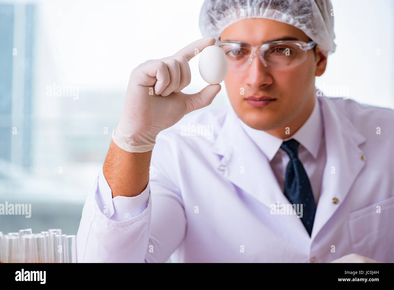Nutrition expert testing food products in lab Stock Photo - Alamy