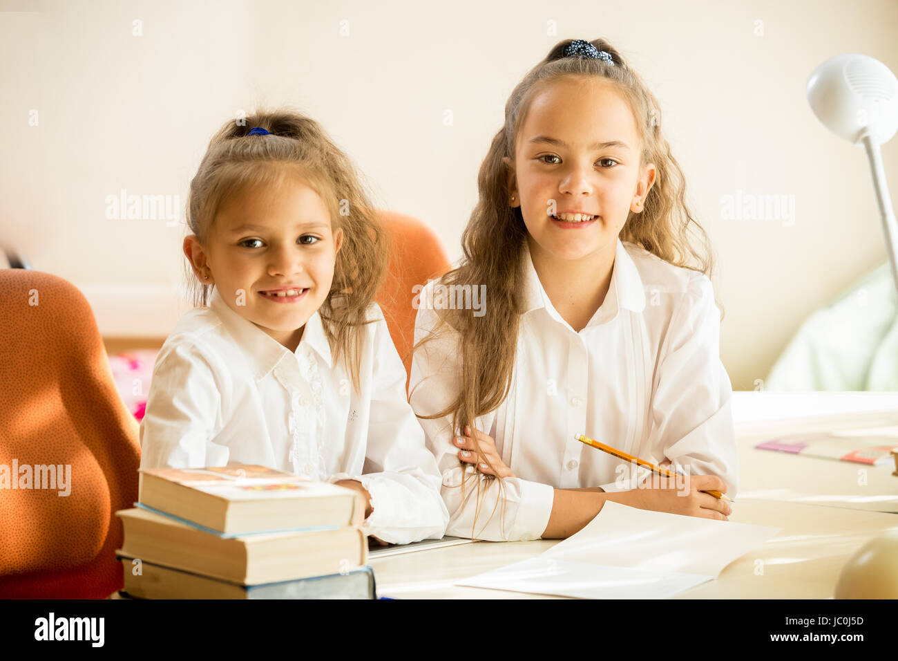 Two classmates hi-res stock photography and images - Alamy