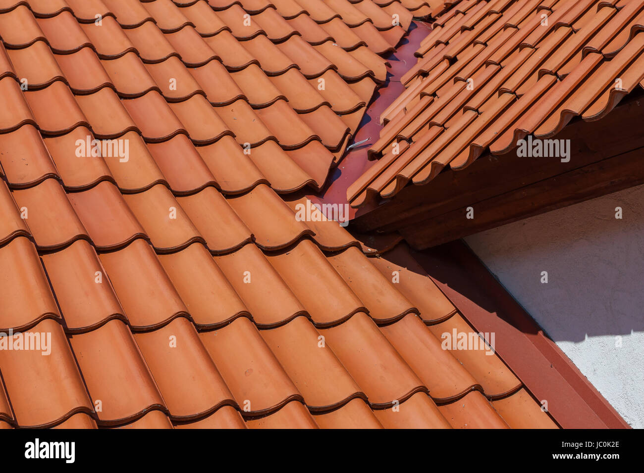 roof tile pattern, close up texture background Stock Photo - Alamy