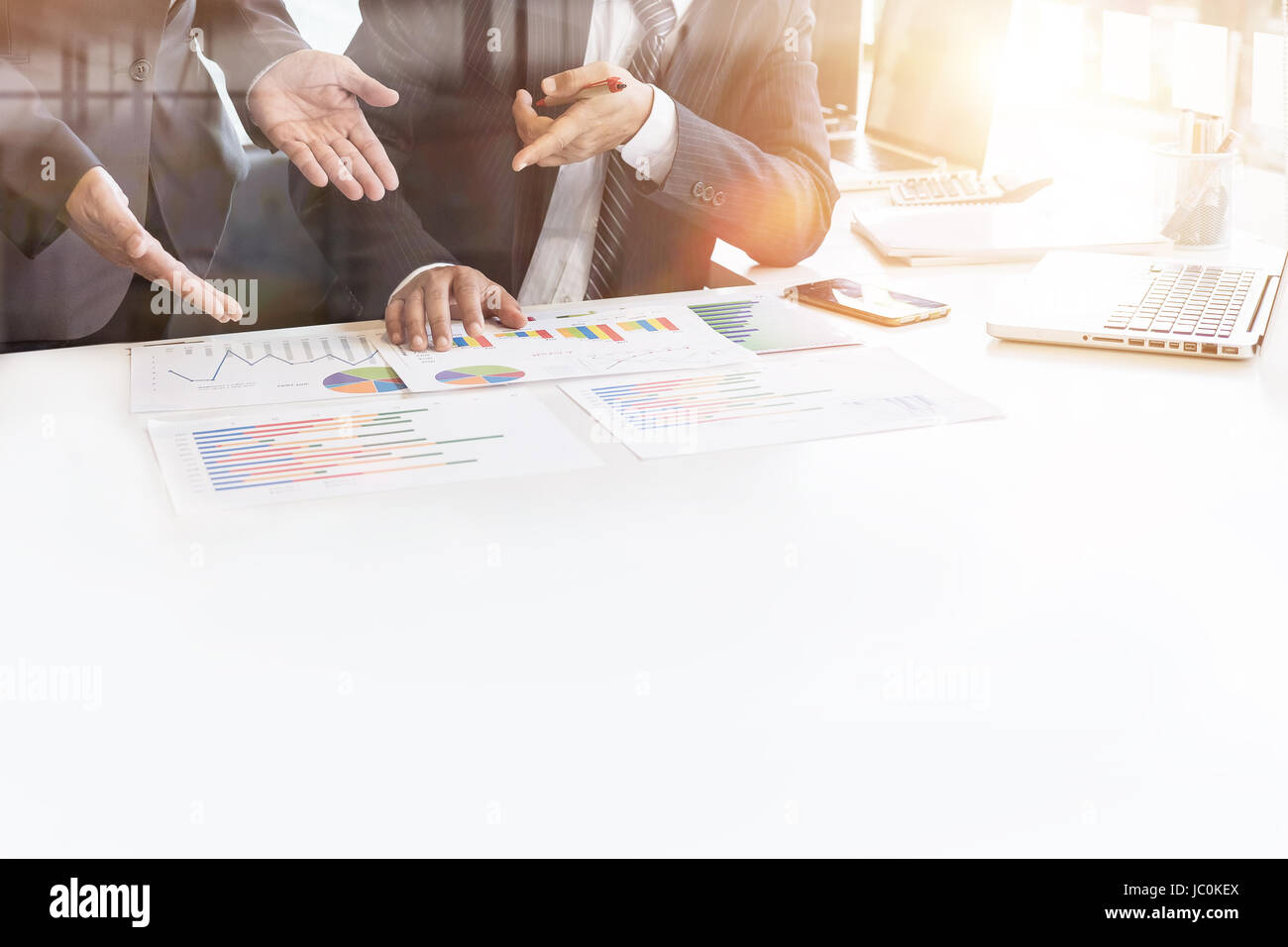 Auditor team calculating checking hi-res stock photography and images ...