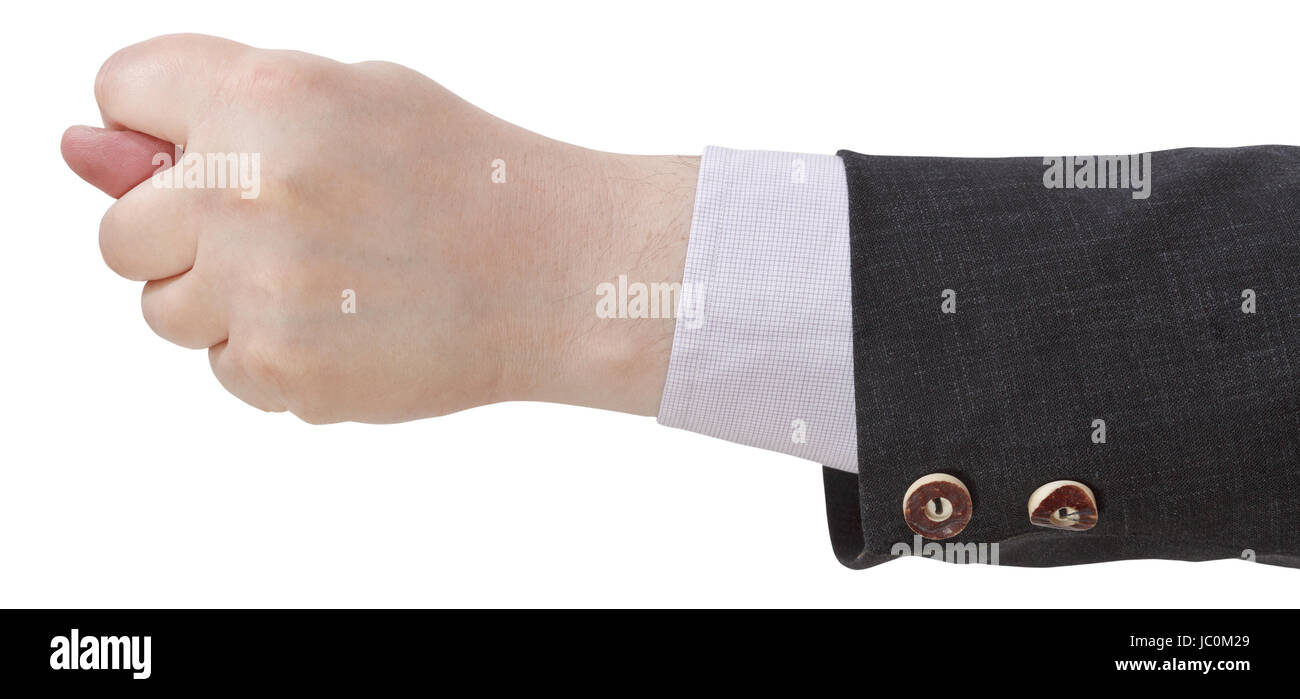 side view of fig sign - hand gesture isolated on white background Stock ...