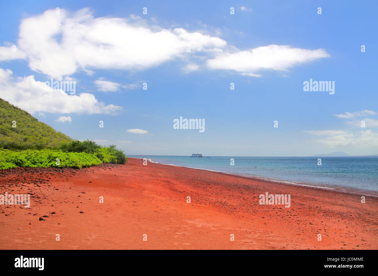 Red sand beach, rabida island hi-res stock photography and images - Alamy