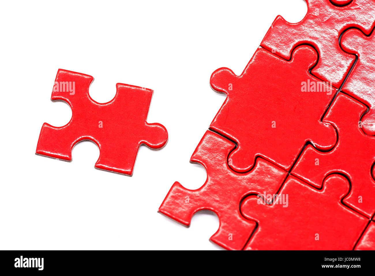puzzle and jigsaw and success game and business concept Stock Photo - Alamy