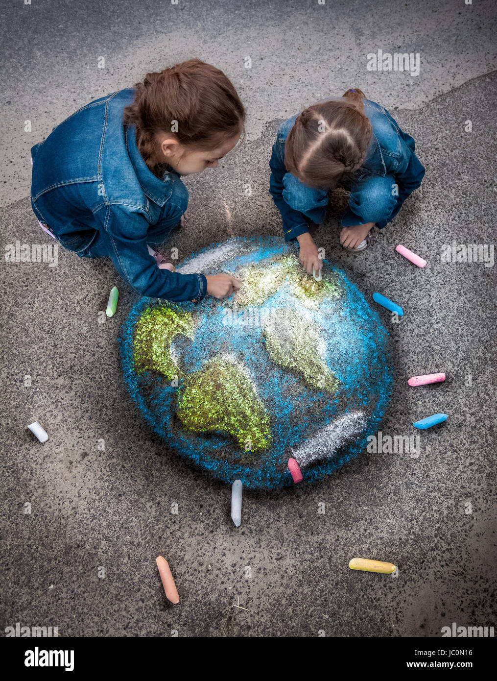 Realistic earth hi-res stock photography and images - Alamy