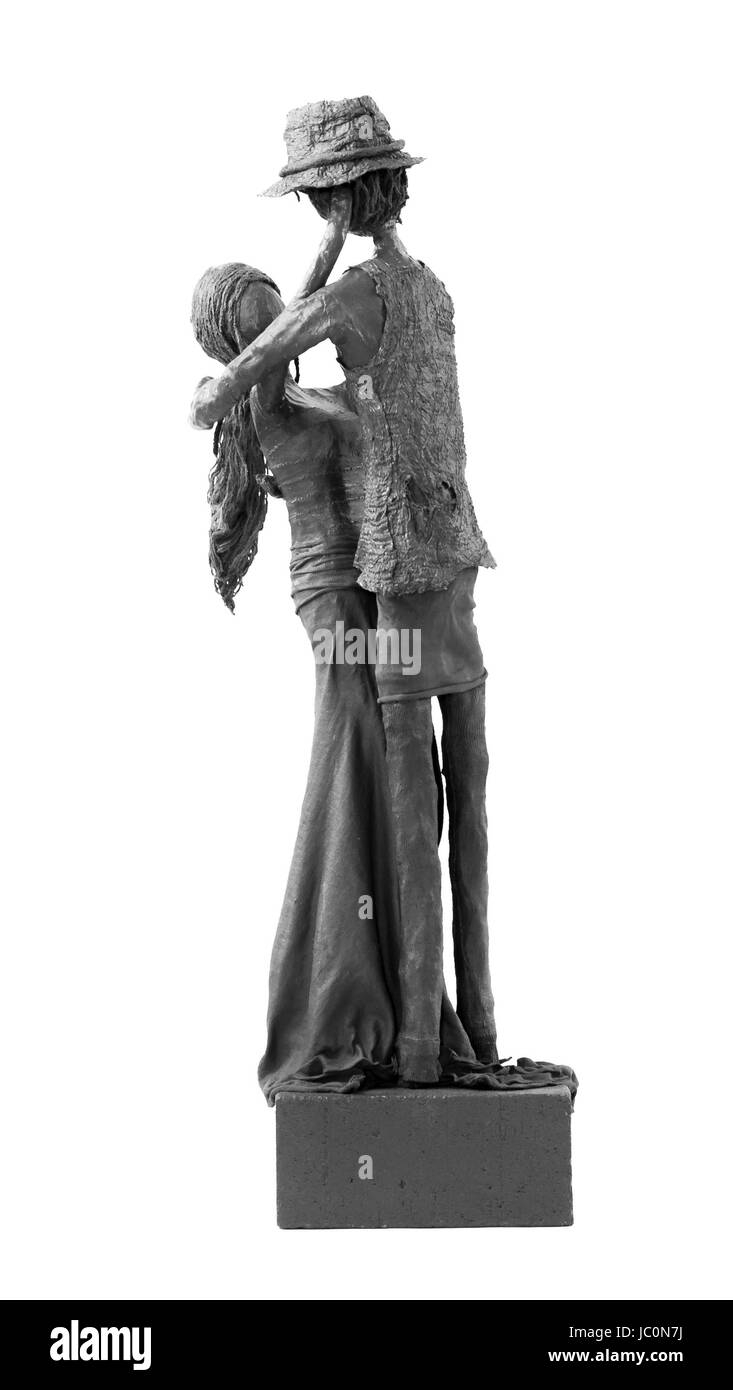 Statue paverpol figure woman Black and White Stock Photos & Images - Alamy