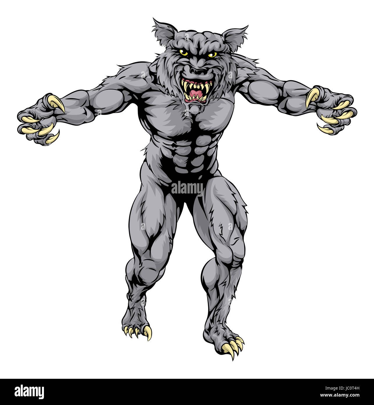 Cartoon werewolf Cut Out Stock Images & Pictures - Alamy