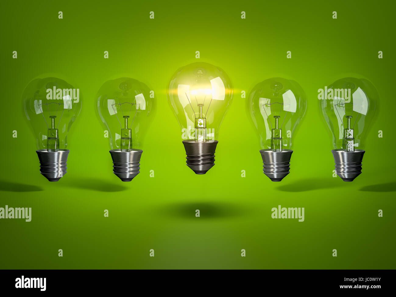 Row electric bulb one hi-res stock photography and images - Alamy