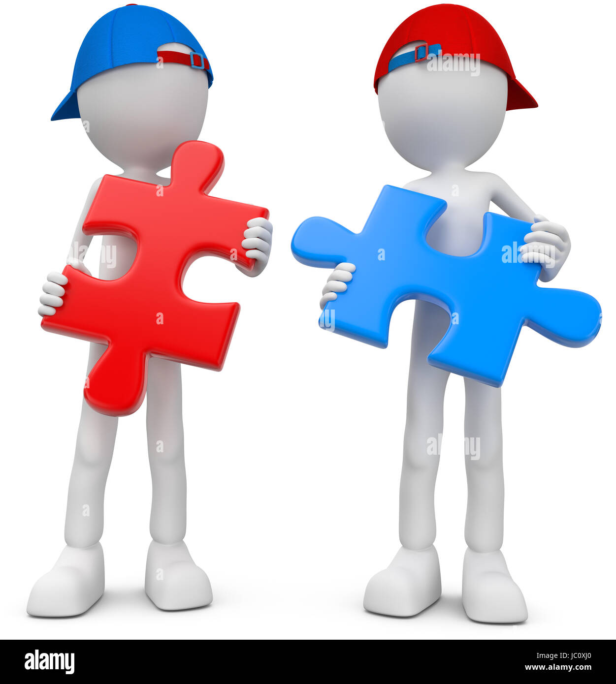 jigsaw puzzle partner Stock Photo - Alamy