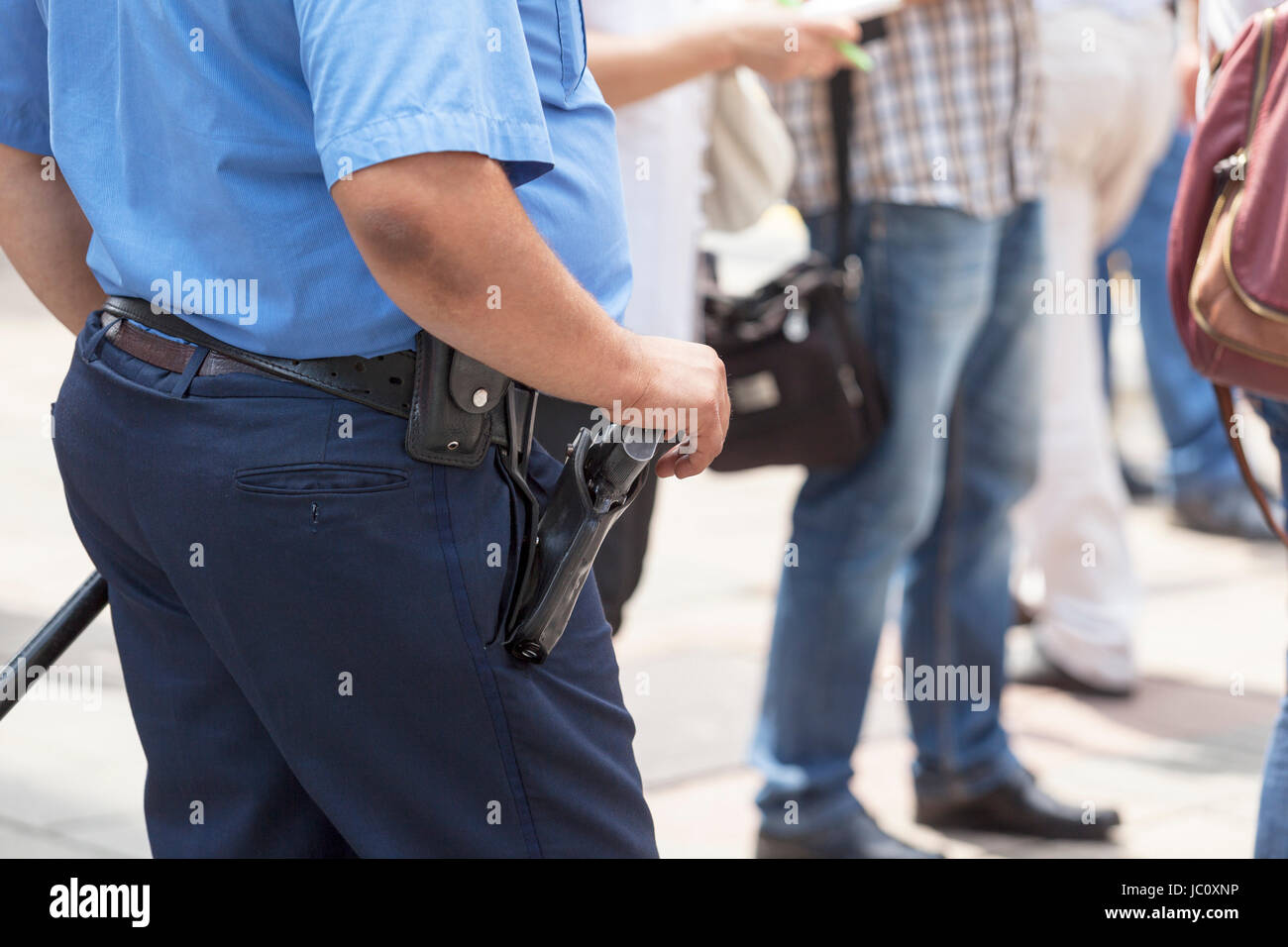Fat police officer hi-res stock photography and images - Alamy