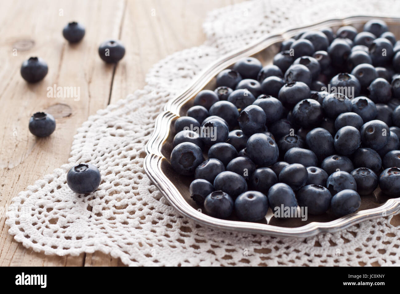 Heidelbeeren lecker hi-res stock photography and images - Alamy