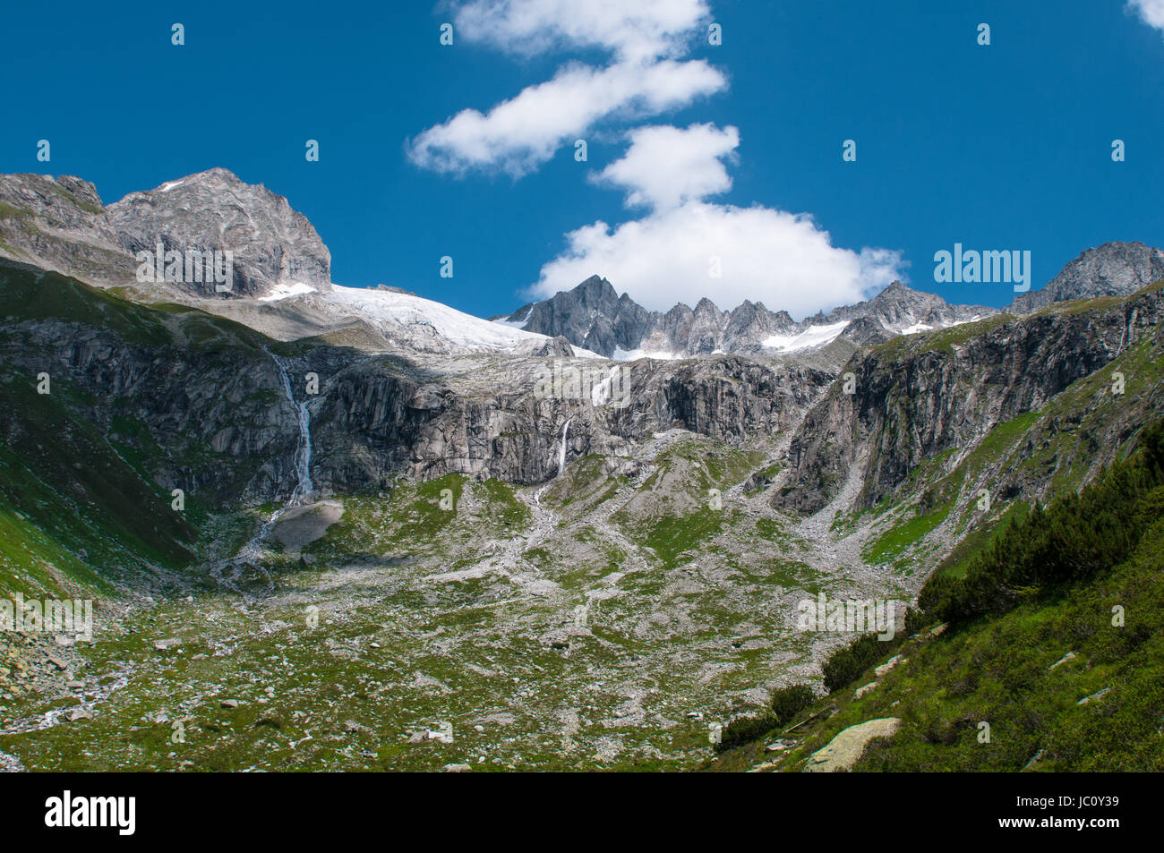 high mountains massif Stock Photo - Alamy