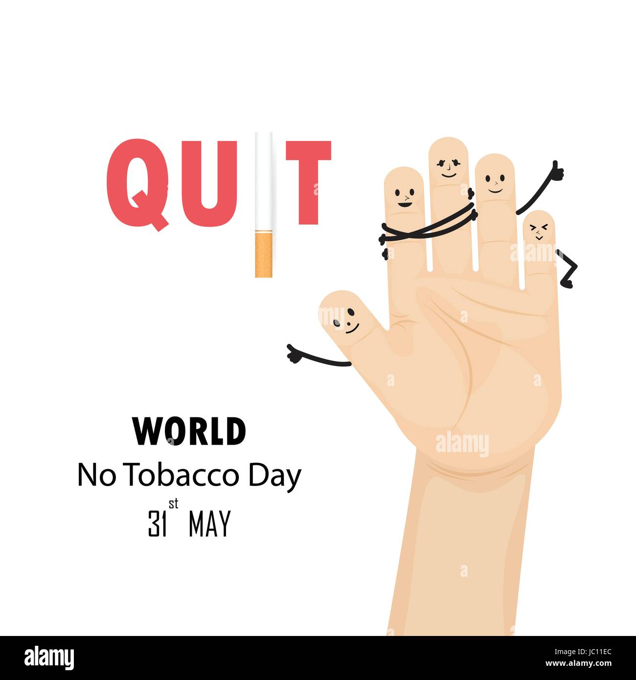 Middle finger vector vectors hi-res stock photography and images - Alamy