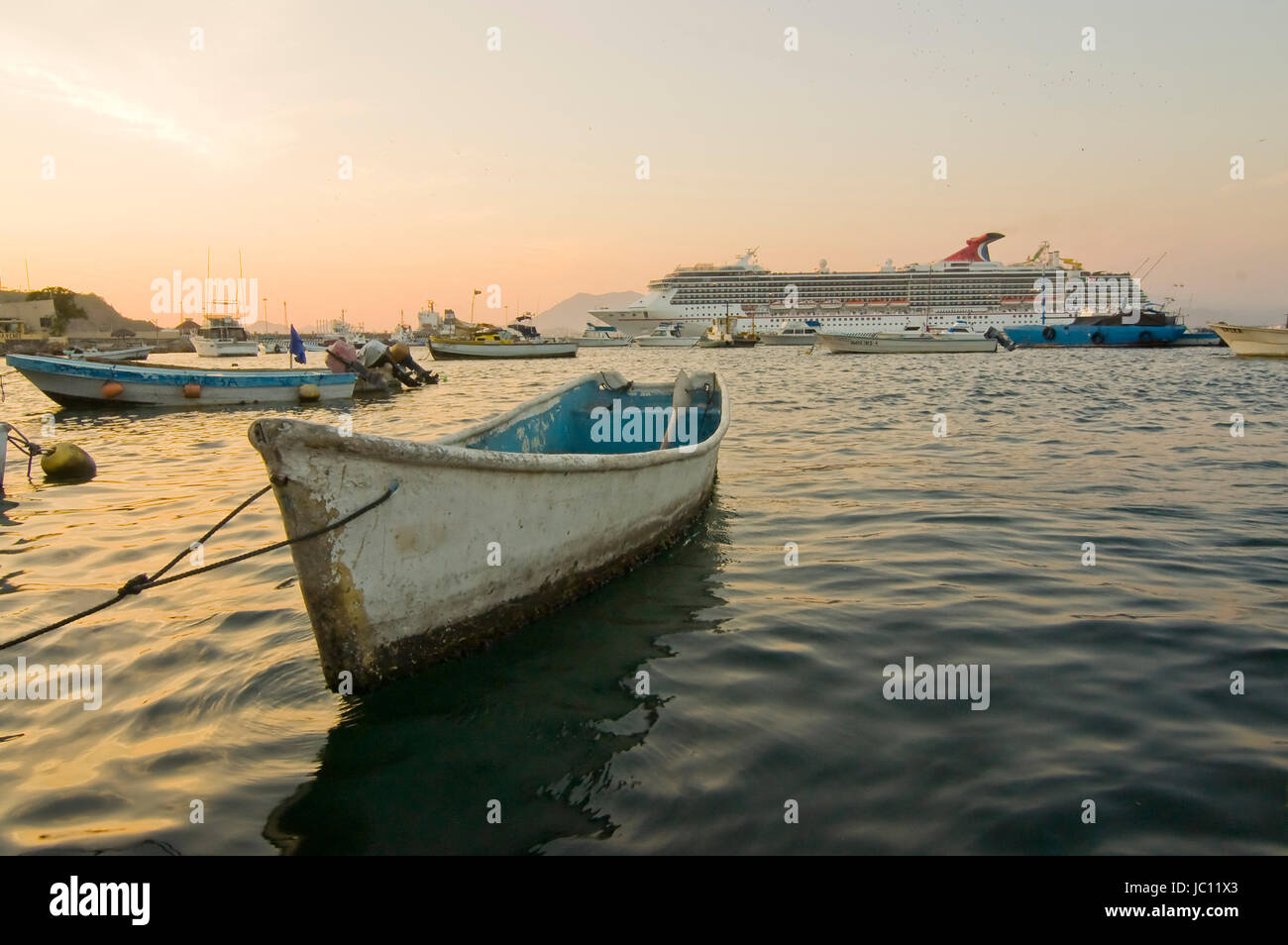 Sunset in Manzanillo Colima. Mexico Stock Photo - Alamy